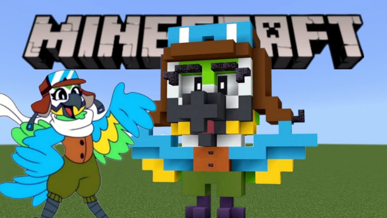 How to build Mollie Macaw in Minecraft - YouTube