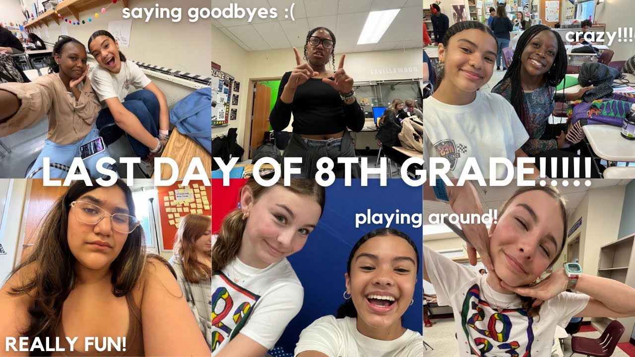 LAST DAY OF 8TH GRADE!!! - YouTube