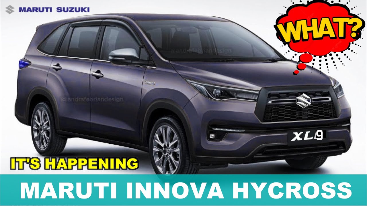 2023 Maruti Innova Hycross Is Coming . First Maruti Rebadged Toyota ...