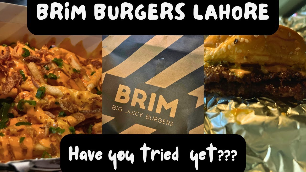 Brim Beef Smash Burgers| Best beef burger in Lahore| Juicy and ...