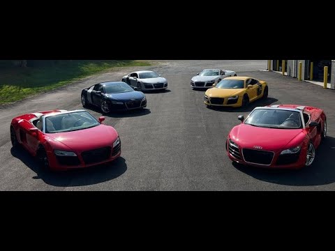 Gated Manual Audi R8 V8 Spyder - Top Down Ride Along - YouTube