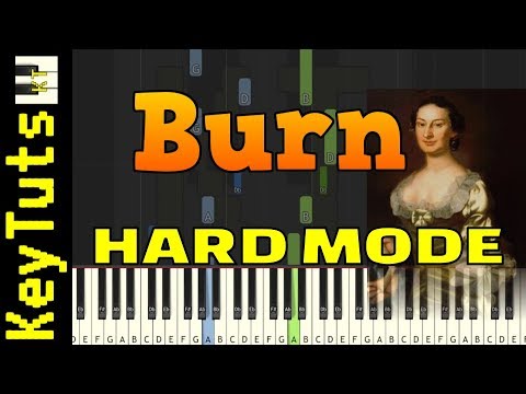 Learn to Play Burn from Hamilton - Hard Mode [Piano Tutorial ...