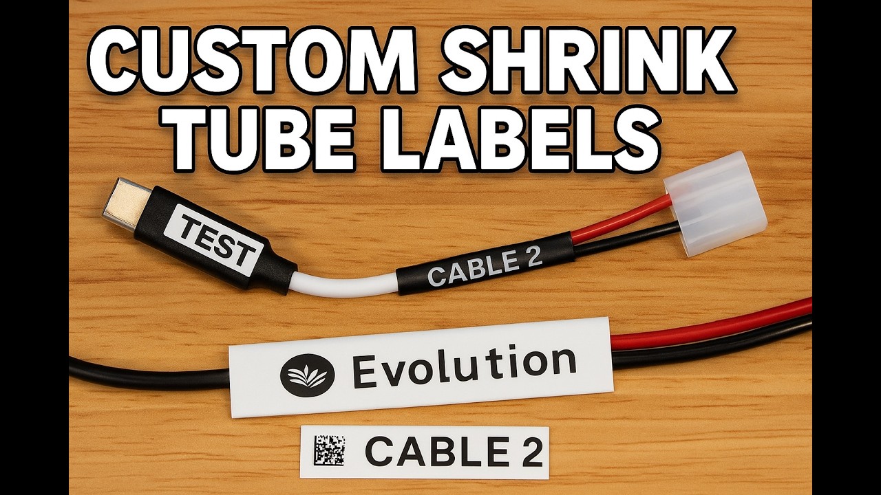 How to Print Custom Shrink Tube Labels with Logos & QR Codes – Epson LW ...
