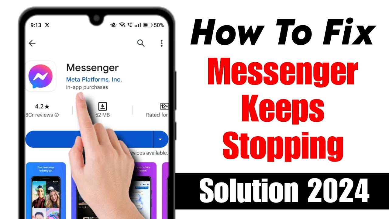 messenger app not opening android 2024 | messenger app keeps crashing ...