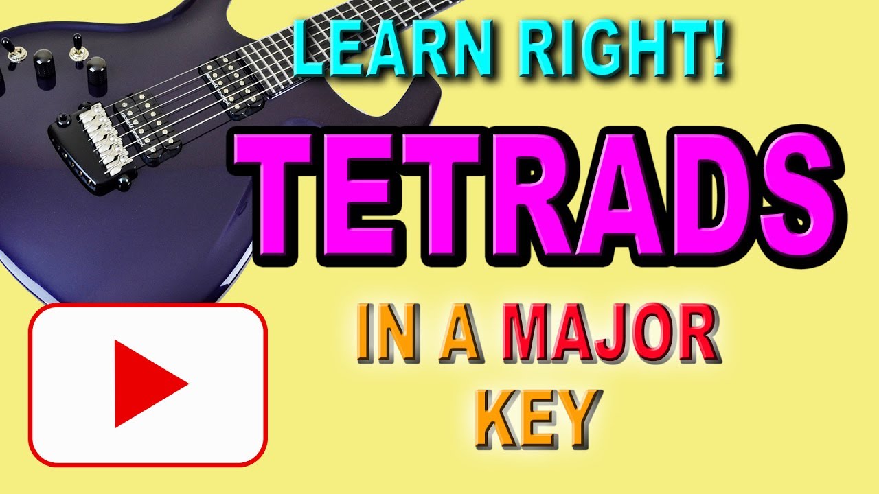 Important Tetrad Chords in a Major Scale - YouTube