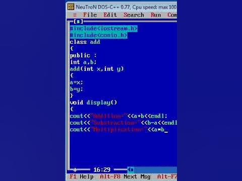 WRITING A C++ PROGRAM USING PARAMETERIZED CONSTRUCTOR. - YouTube