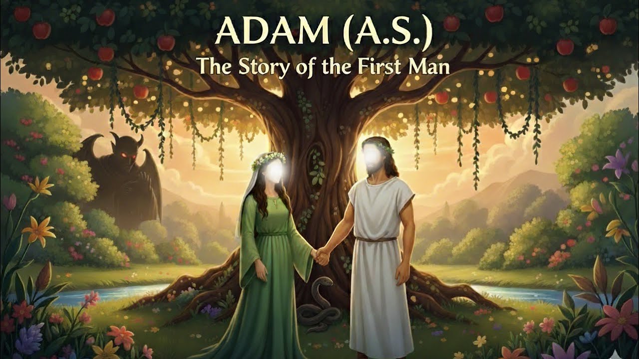 The First Human on Earth 🌏 Prophet Adam (A.S.) |Story of Paradise - YouTube