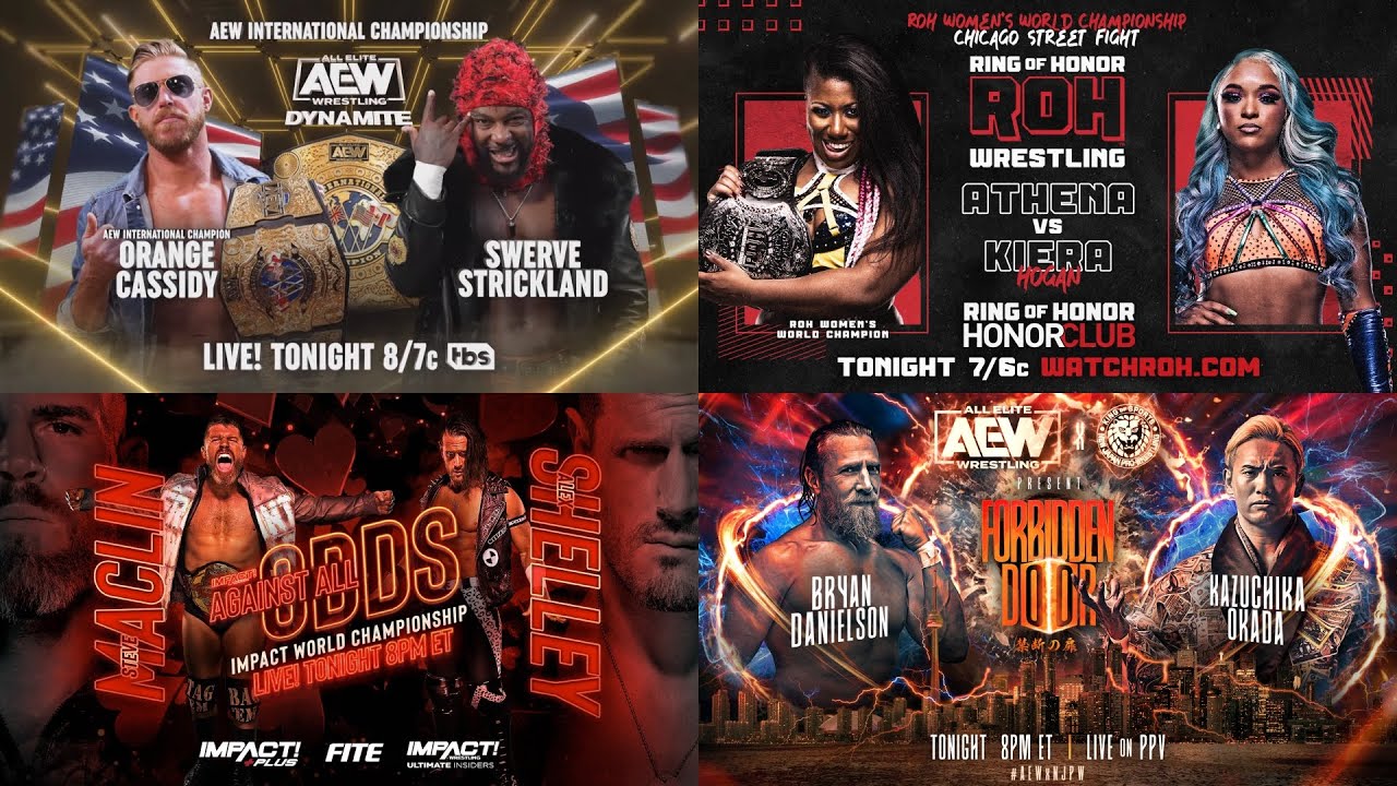 Top 15 Matches of AEW, Impact Wrestling & ROH: June 2023 - YouTube