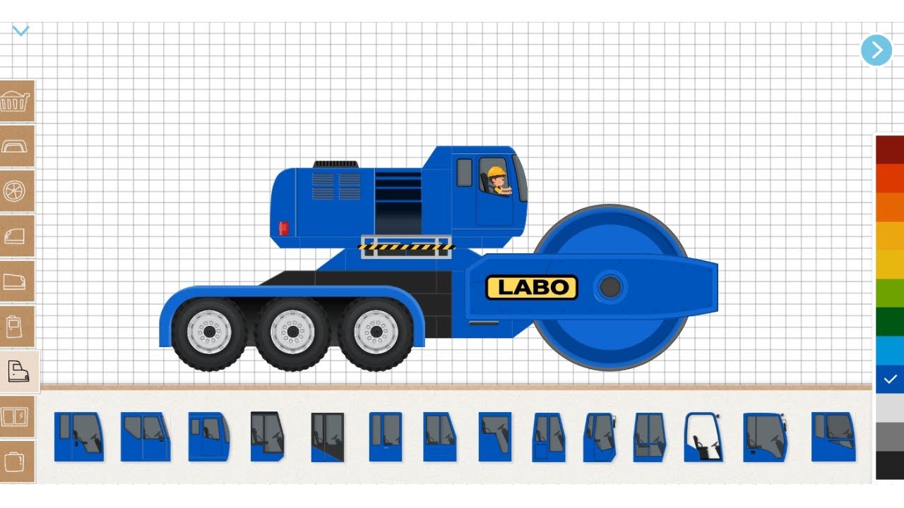 Labo Construction Truck | Road Roller - YouTube