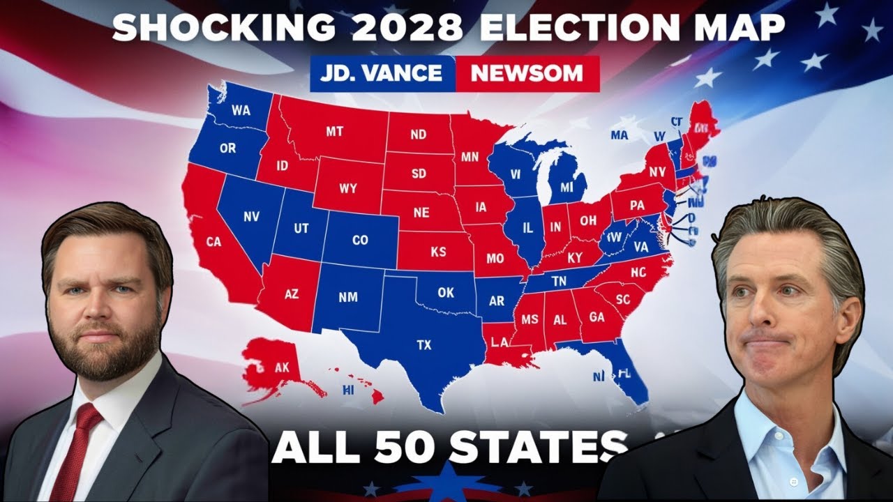 2028 US Election Map Unbelievable Shifts Revealed! ALL 50 States ...