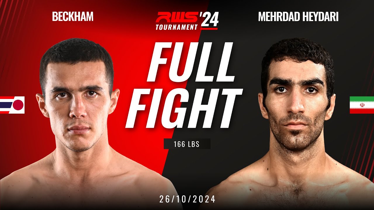 Full Fight l Beckham Sor. Boontham vs Mehrdad Heydari Petchsaman Muay Thai I RWS - YouTube