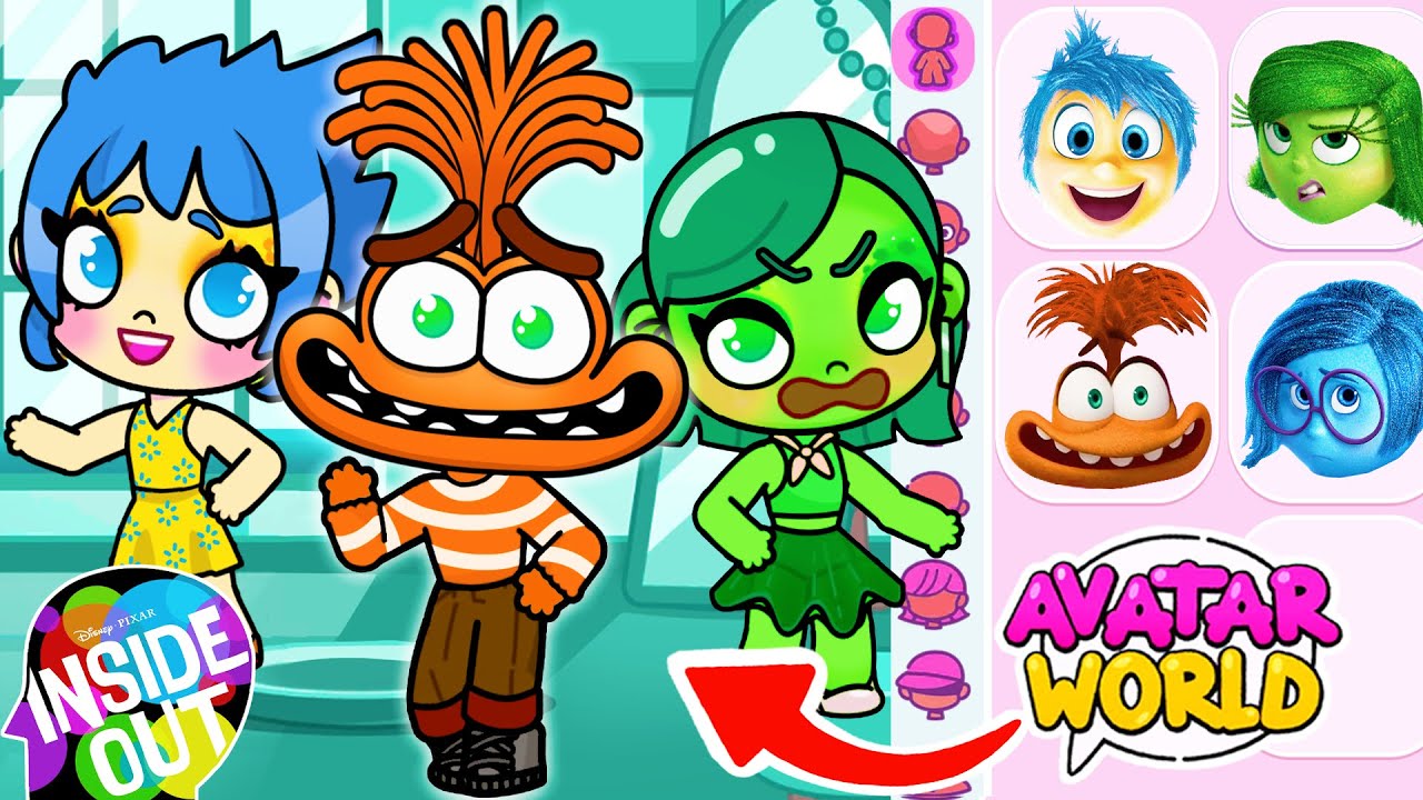 Inside Out 2 Di Dunia Avatar! Aku Diadopsi Oleh Emotions! VERSI BARU ...