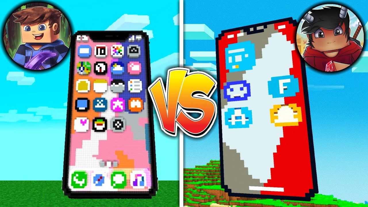 Hvem Kan Bygge Den Flotteste IPHONE 14 I Minecraft? - YouTube