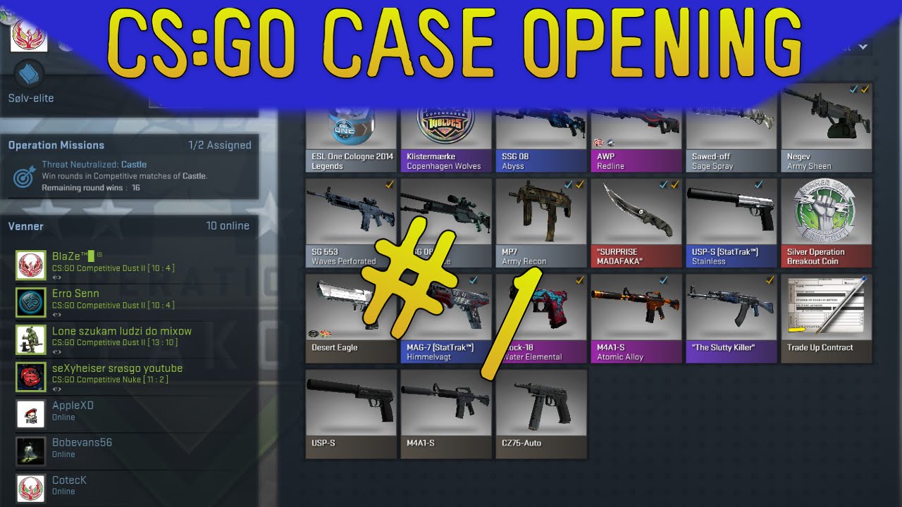 CS:GO Case Opening #1 - YouTube