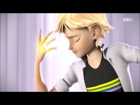 Miraculous Ladybug Adrien transformation English - YouTube