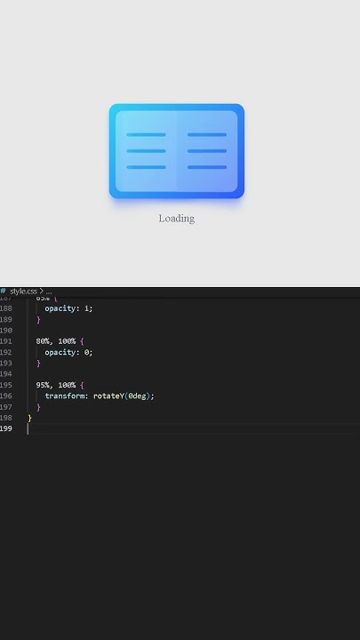 Animated Loader In Css😍programming Coding Css Htmlcss Shorts