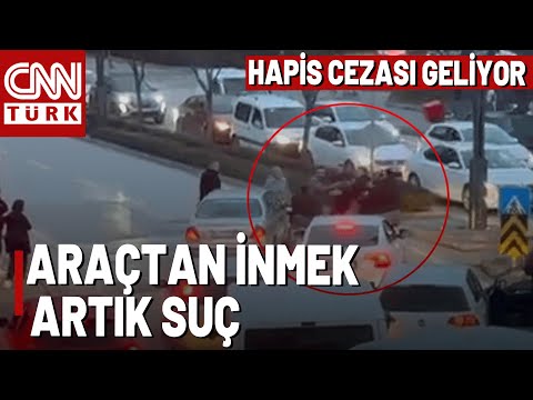 Trafikte Yeni Düzenleme: Araçtan İnene 3 Yıl Hapis Cezası!
