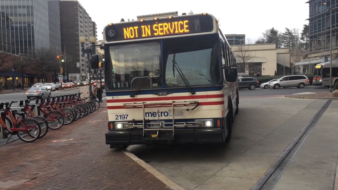 WMATA Metrobus 2000 Orion V #2197 - YouTube