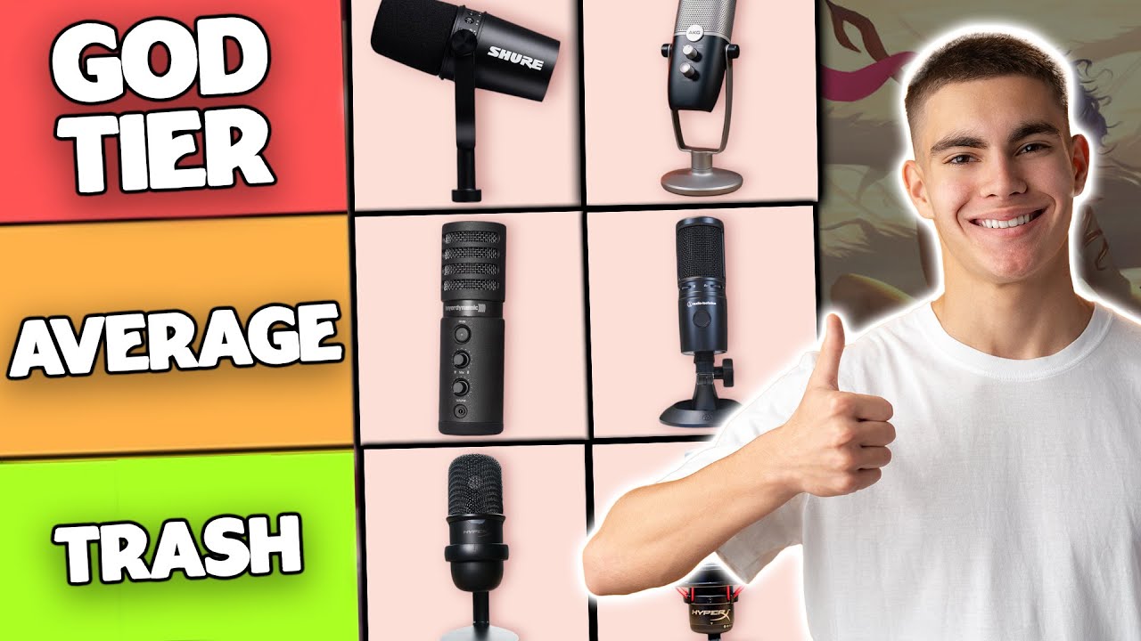 BEST Gaming Mic Tier List 2024 (20+ Tested For Any Budget) - YouTube
