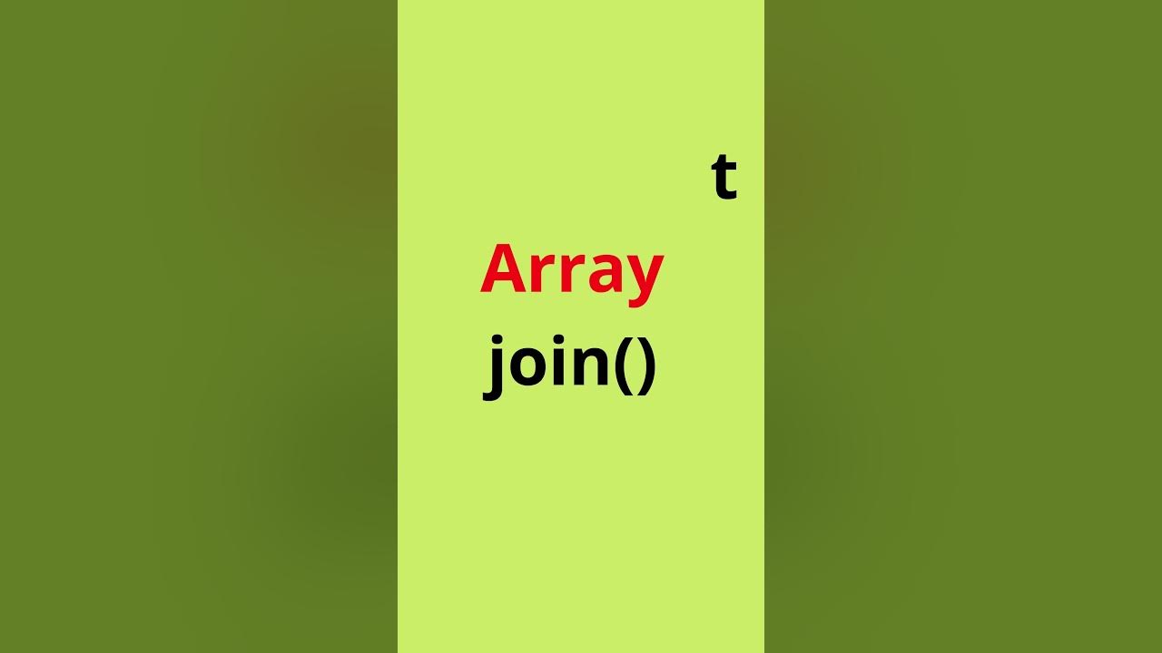 Most Important Array Methods in JavaScript - YouTube