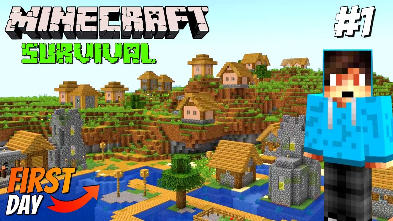 THE PERFECT START EVER | MINECRAFT GAMEPLAY #1 - YouTube