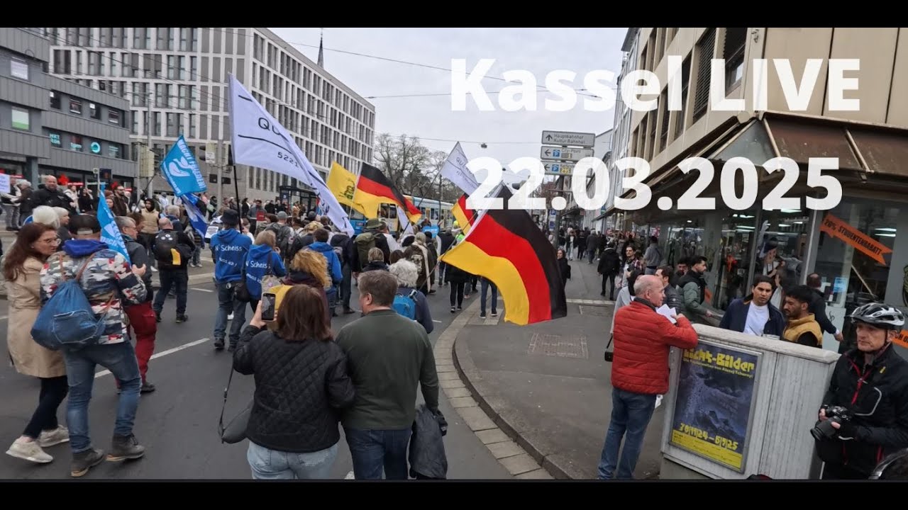 Kassel 22.3.25 LIVE vom "Fest der Demokratie" - YouTube
