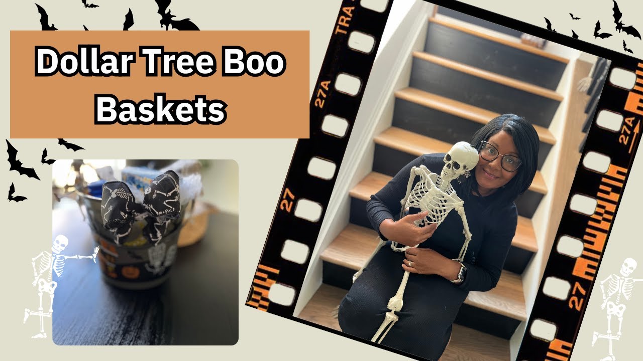 How to Create a Boo Basket with Items from the Dollar Tree I Affordable ...