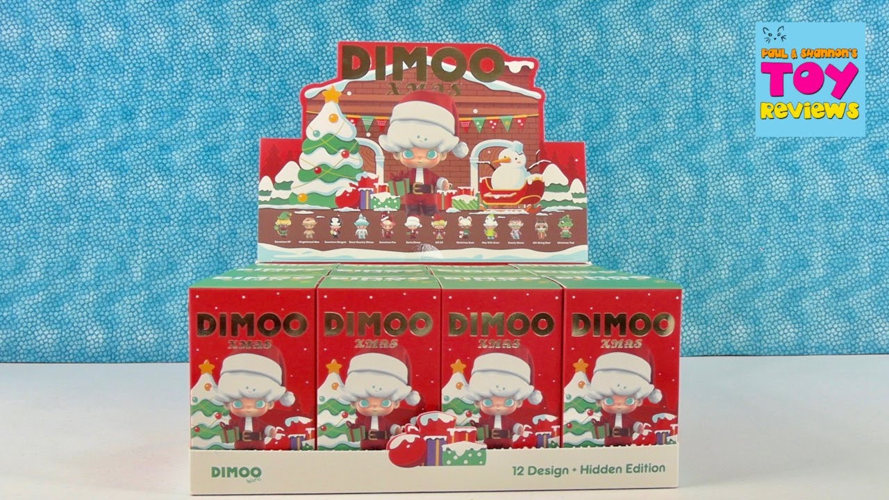 Dimoo XMas Christmas Blind Box Collectible Pop Mart Figures Unboxing ...