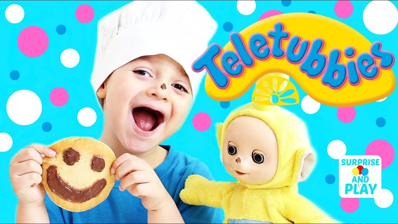 Laa Laa is a Bad Cook Making Tubby Toast Teletubbies Kitchen - YouTube