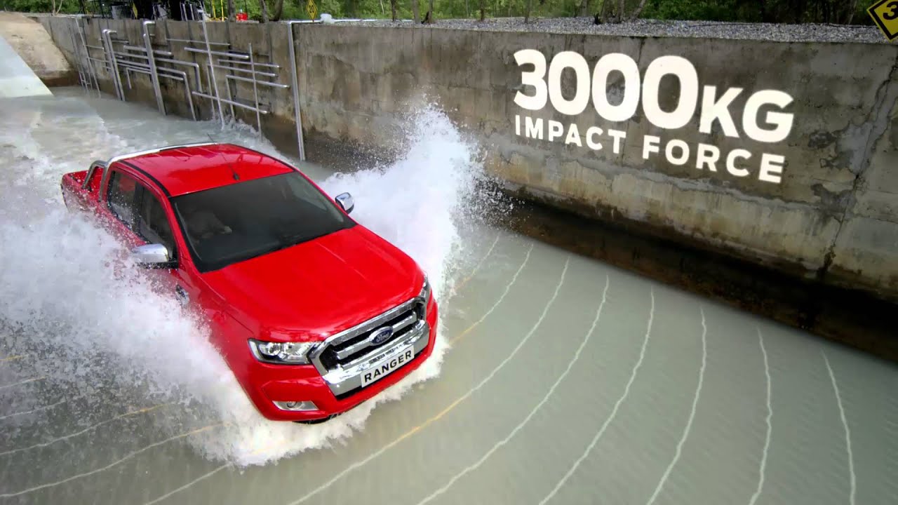 Ford Ranger - Science of Tough: Water Wading - YouTube