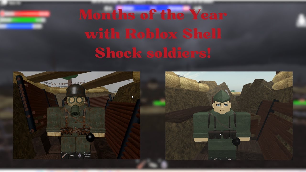 Months of the Year with Roblox Shell Shock Soldiers! #shorts #roblox # ...