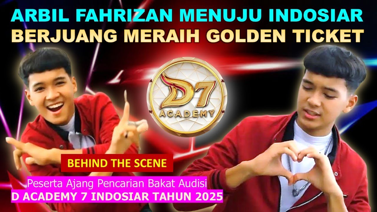 ARBIL FAHRIZAN | MENUJU STUDIO 5 INDOSIAR BERJUANG MERAIH GOLDEN TICKET ...