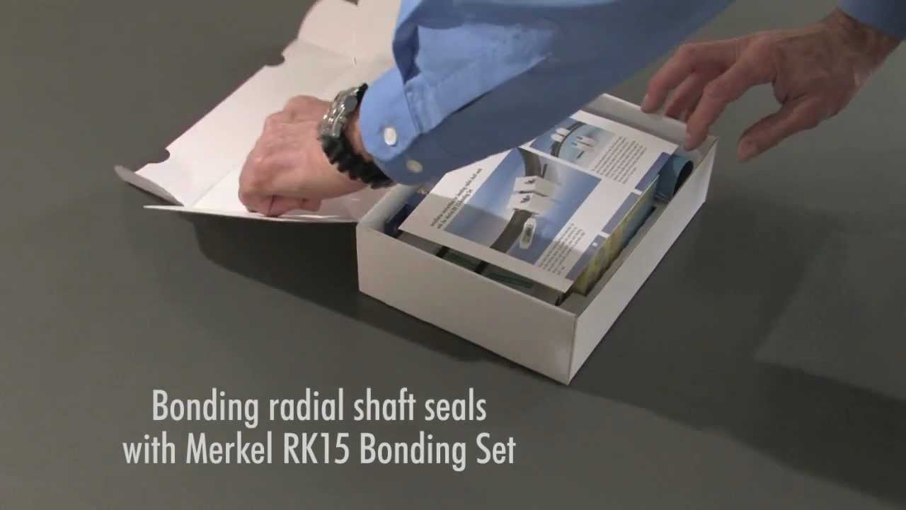 Bonding Radial Shaft Seals with Merkel RK15 Bonding Set - YouTube