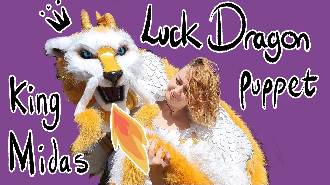 How I made King Midas the Luck Dragon Puppet - reveal video! - YouTube