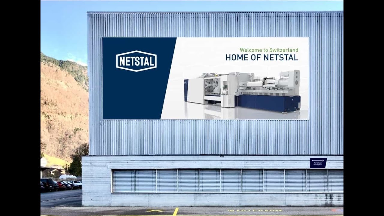 Netstal ELIOS 450 ton - Pote de flores de 6 cavidades single-face - YouTube
