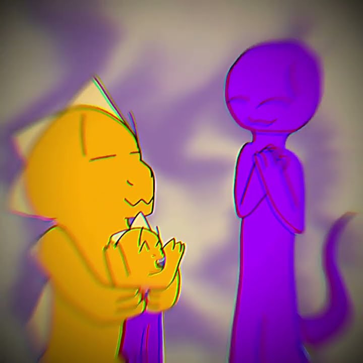 Orange X Purple Edit Raibowfriends Edit Trend Rainbowfriends2 Shorts Short Purple Orange