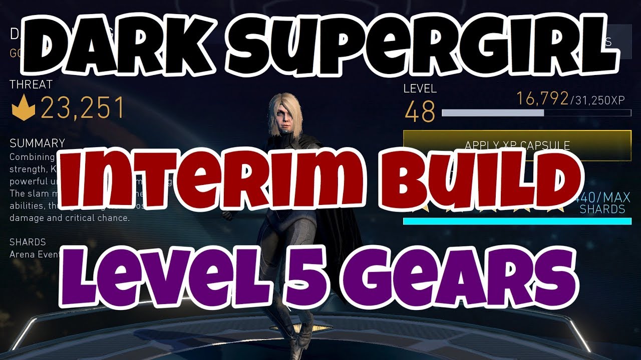 Injustice 2 Mobile | Dark Supergirl Interim Build | Arena Gameplay ...