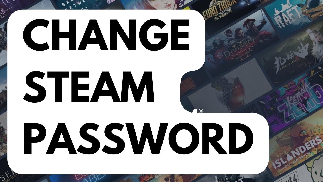 How To Change Steam Password - YouTube