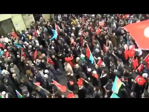 İstanbul,Türkün hayqırtısı Qarabağ bizimdir,bizim olacaq! 2015
