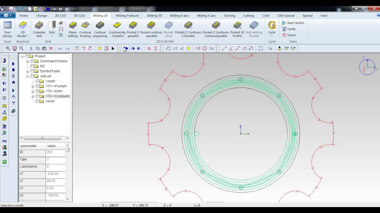 Tutorial Vectorcam em 2D - YouTube
