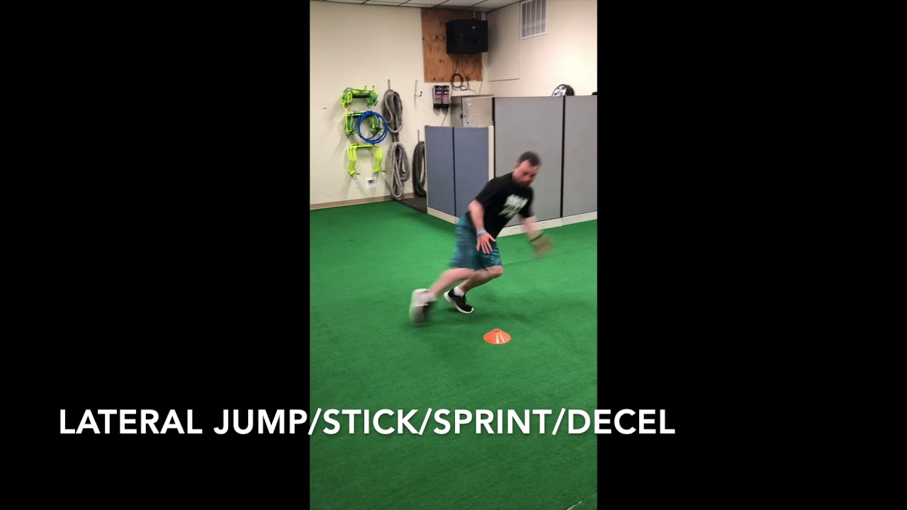 Lateral Jump/Stick/Sprint/Decel - YouTube