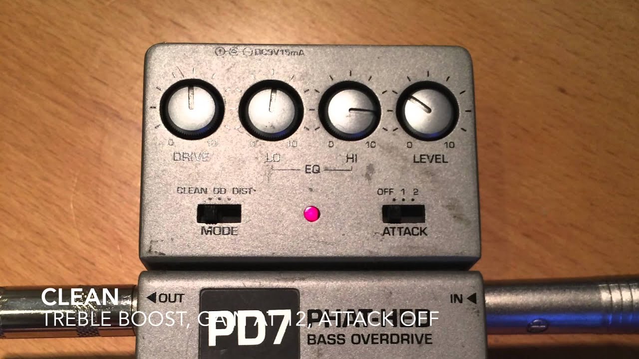 Ibanez PD7 demo - YouTube