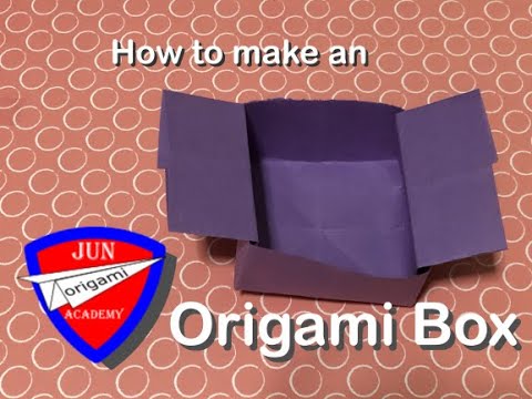 How to make a origami box(A4 paper) - YouTube