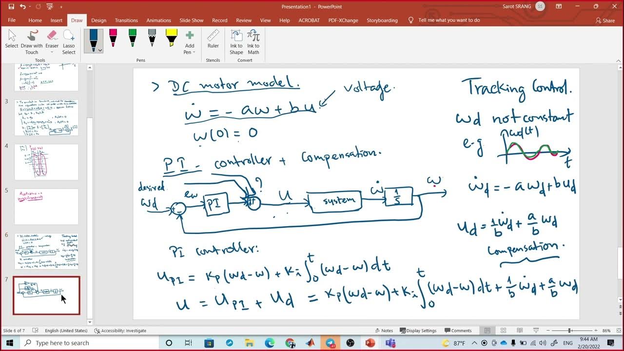 Modeling, Simulation and Control - Exercise 2 - YouTube