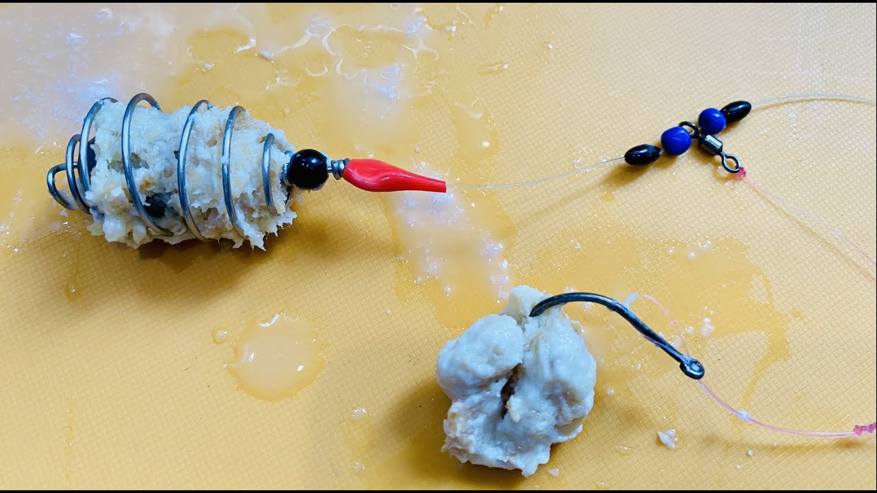 Helicopter rig and Carp bait-Aparejo y cebo para helicópteros-حفار ...