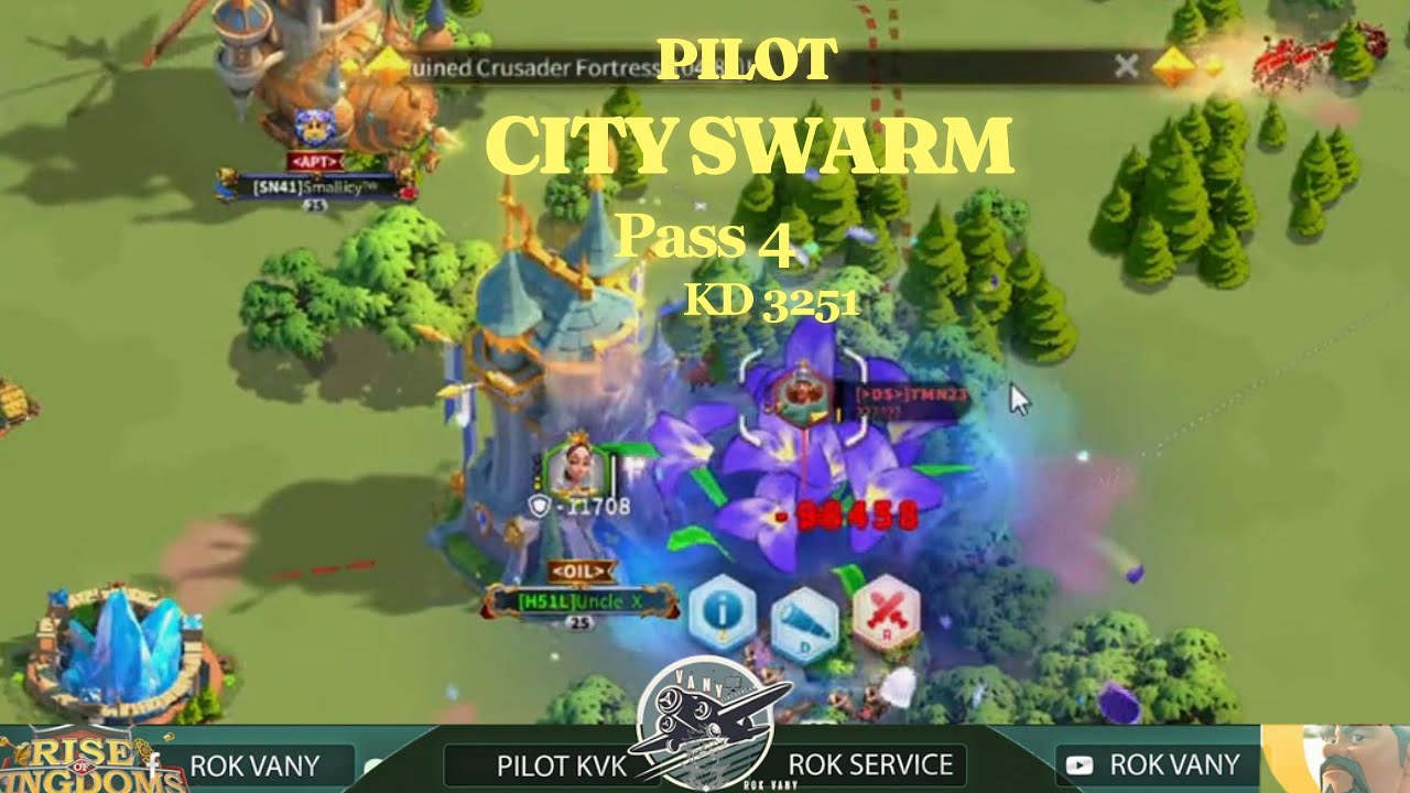 Tôi đã bị boss 756m Pow swarm Pass 4 KD 3251 #rokcommunity #rok ...