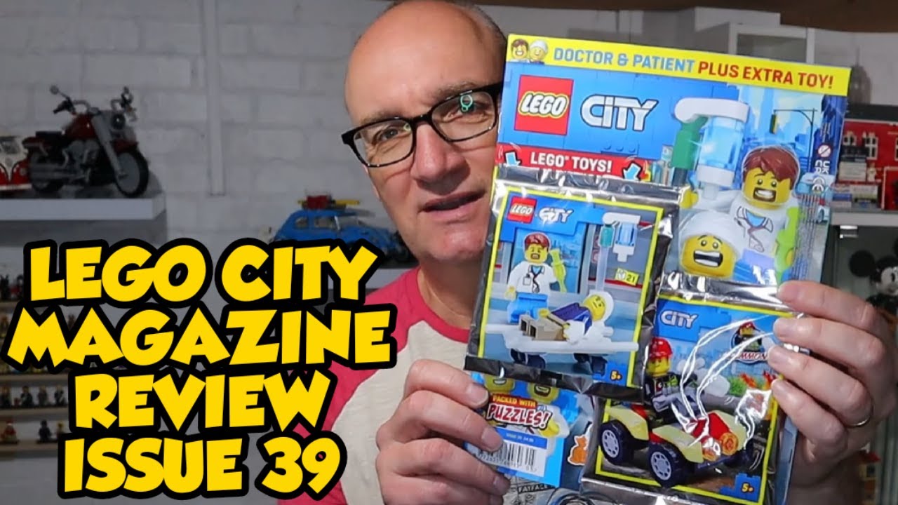 LEGO CITY MAGAZINE REVIEW ISSUE 39 - Minifigures and more - YouTube