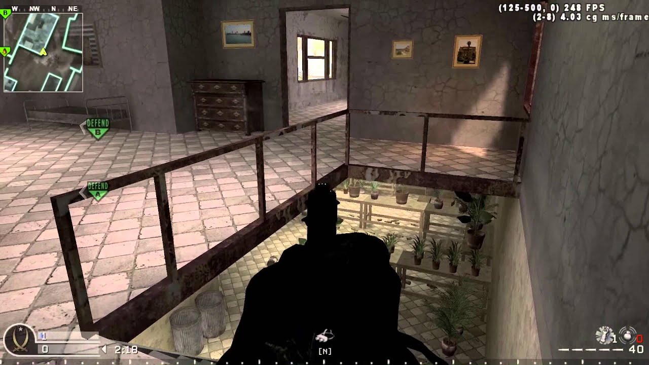 1vs5 w/ M9 Pistol [CoD4 Clutch SnD] - YouTube