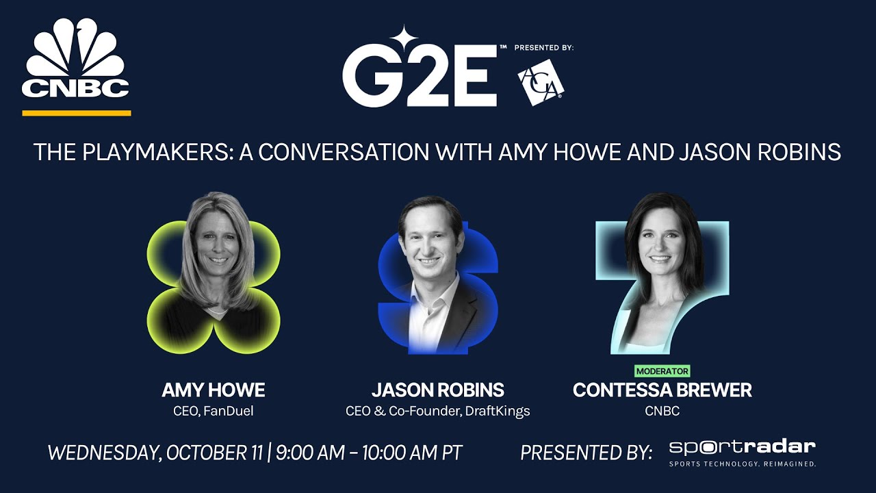 LIVE: FanDuel CEO Amy Howe and DraftKings CEO Jason Robins at the ...