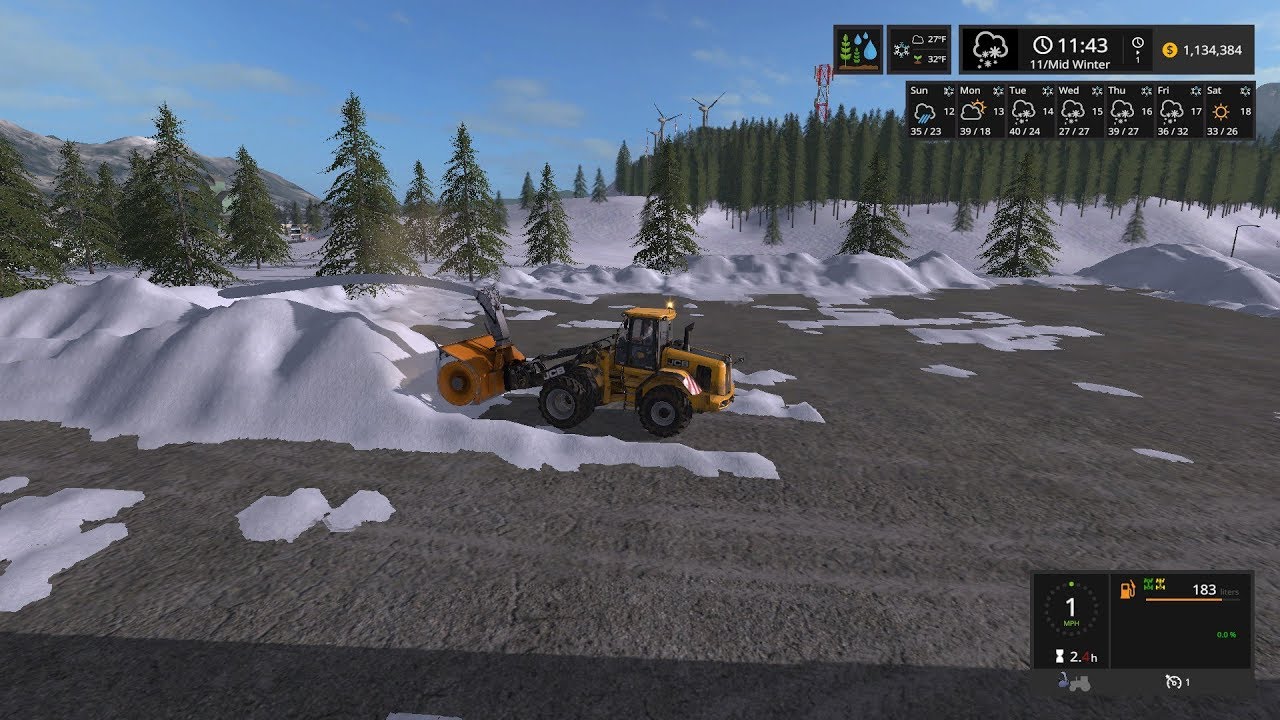 Farming simulator 17 snow plowing ups in preparation for cyber Monday ...